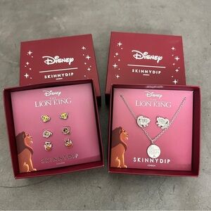 Disney | Jewelry | Disney X Skinnydip Lion King Jewelry Set Earrings ...